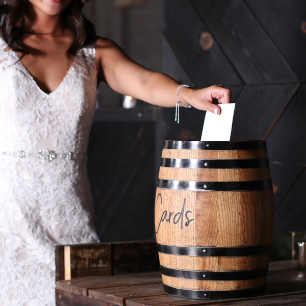 Personalized Wine Barrel Card Holder | Small Card Holder - Motor City ...