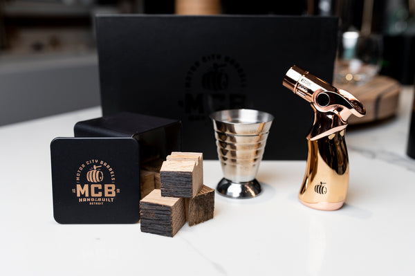Cubed Series Barrel Smoked Cocktail Kit - Motor City Barrels